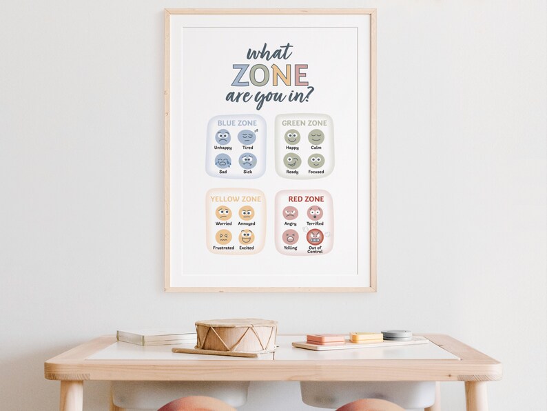 Calming Corner Poster Classroom Calm Down Decor Social Emotional Wall ...