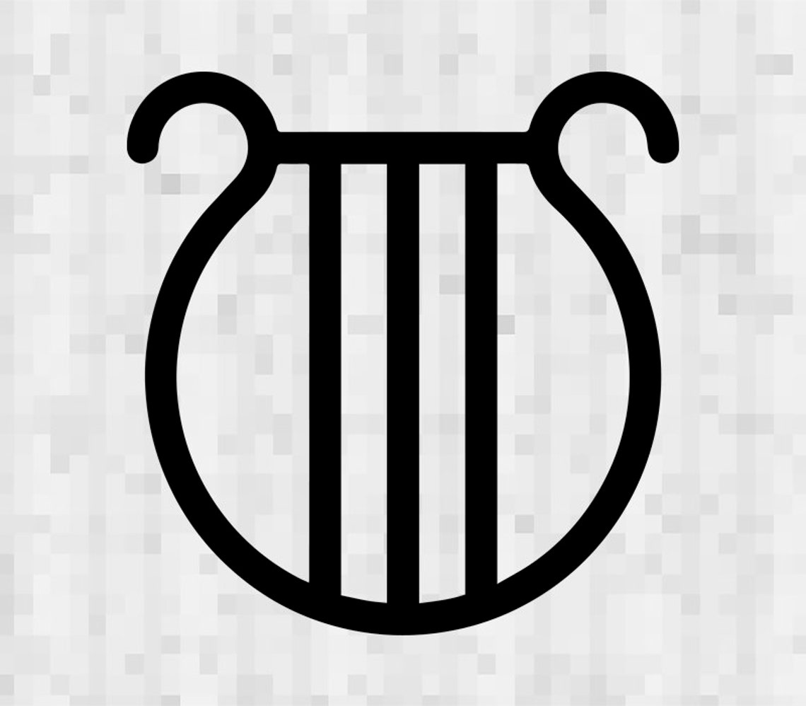 SVG Muses greek mythology symbol Vector Layered Cut File | Etsy