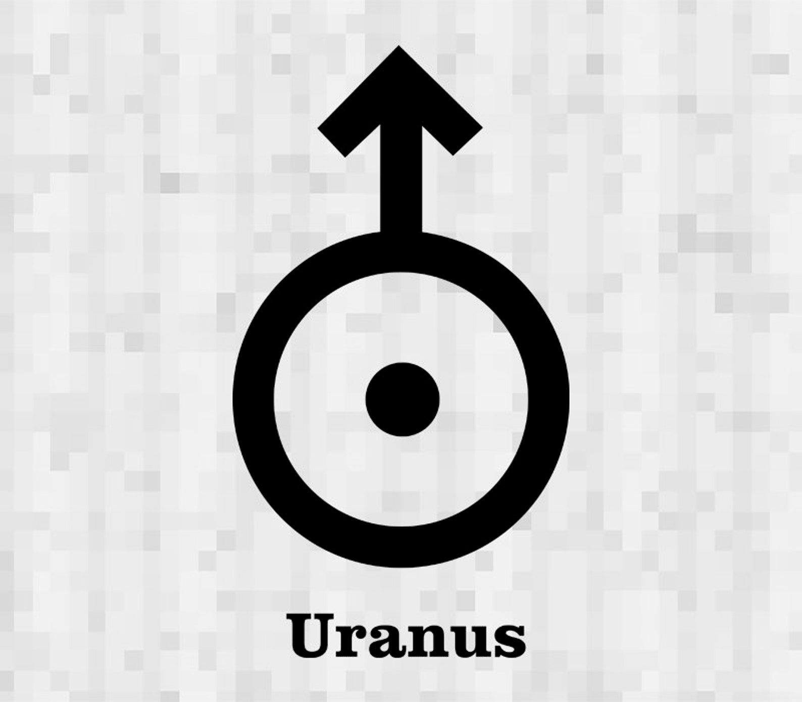 SVG Zodiac Uranus symbol Vector Layered Cut File Silhouette | Etsy