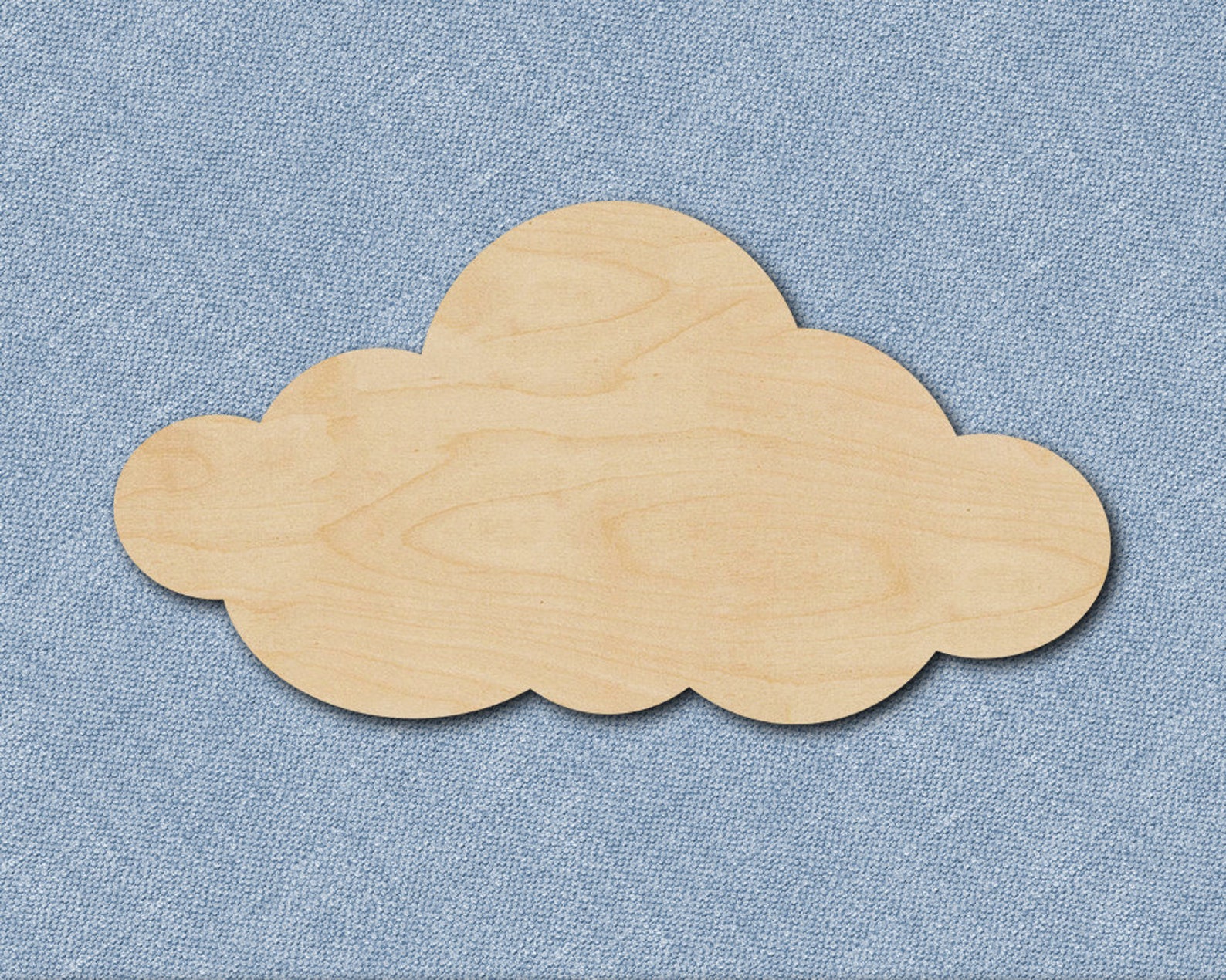 Wood Cloud Cutout Wood Cloud Shape Laser Cut Cloud Craft | Etsy