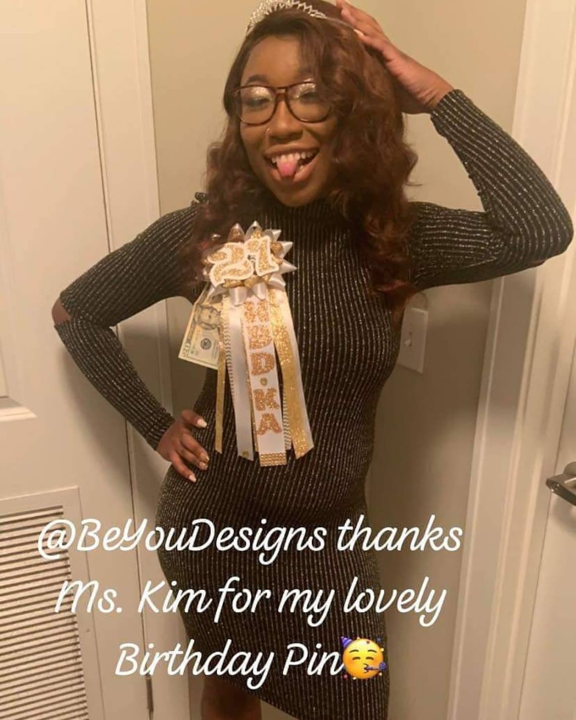 Custom Birthday Pins & Corsage/mum Custom Pin Birthday Pins - Etsy