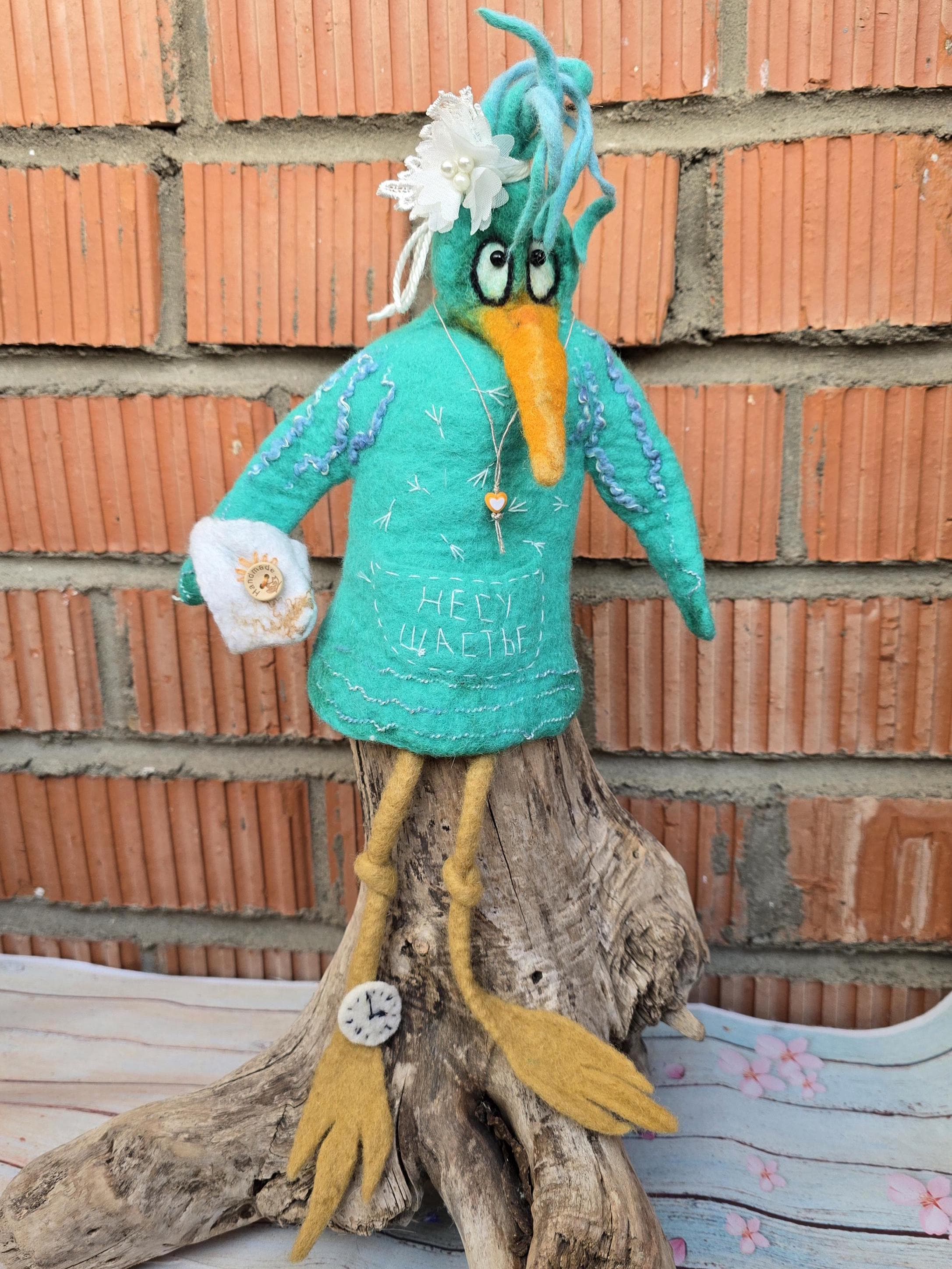 Wool Whimsical Cheer up Gift for Bird Lover - Etsy