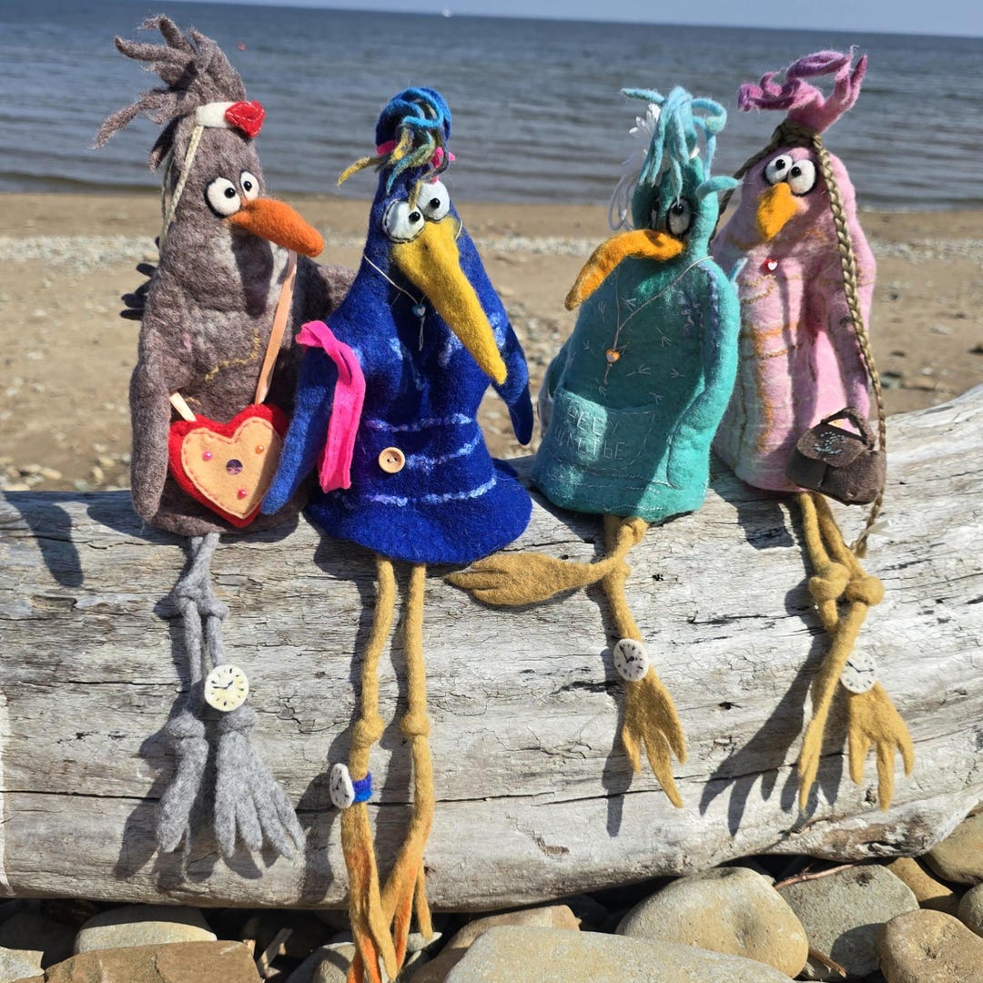 Wool Whimsical Cheer up Gift for Bird Lover - Etsy