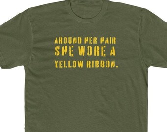 Yellow Ribbon Tee - Etsy