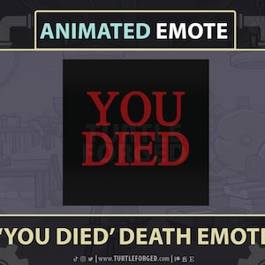 Die of Death Emotes - Etsy