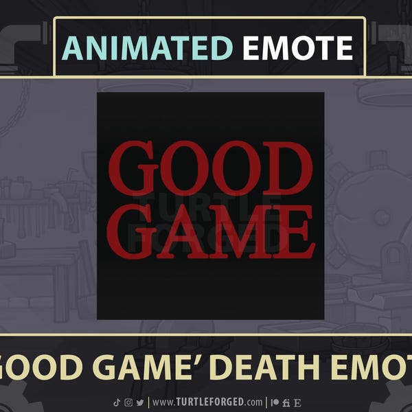 Die of Death Emotes - Etsy