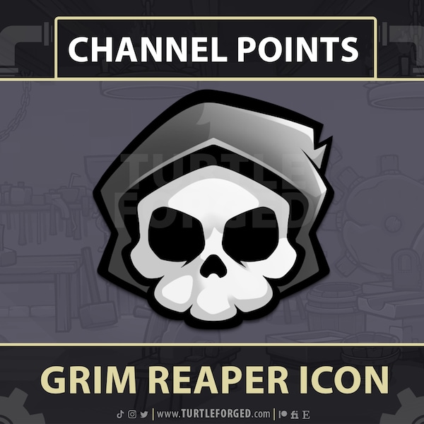 Twitch Channel Points Icon Skull - Etsy