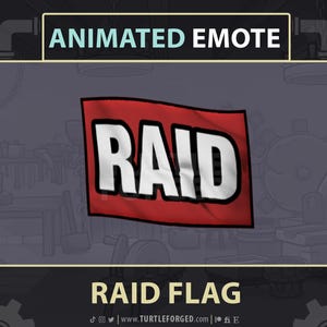ANIMATED RAID Flag Emote - Twitch Discord Youtube! // Raid Incoming ...