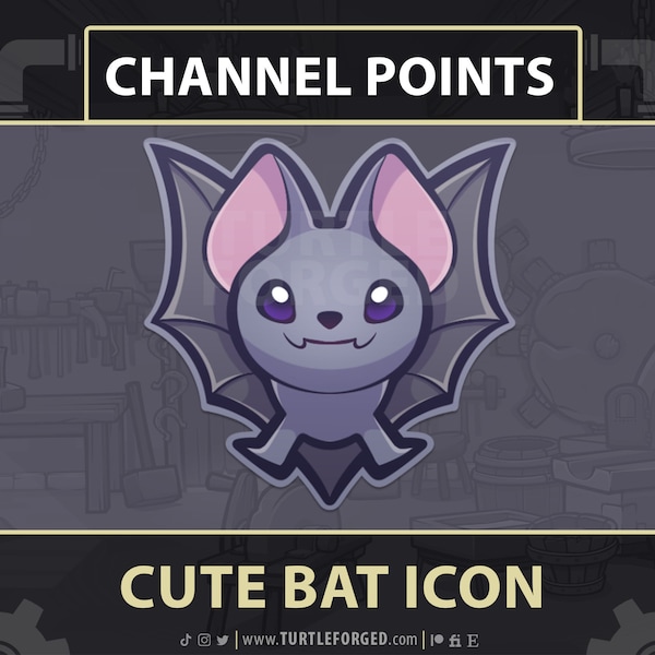 Twitch Channel Points Icon Bat - Etsy