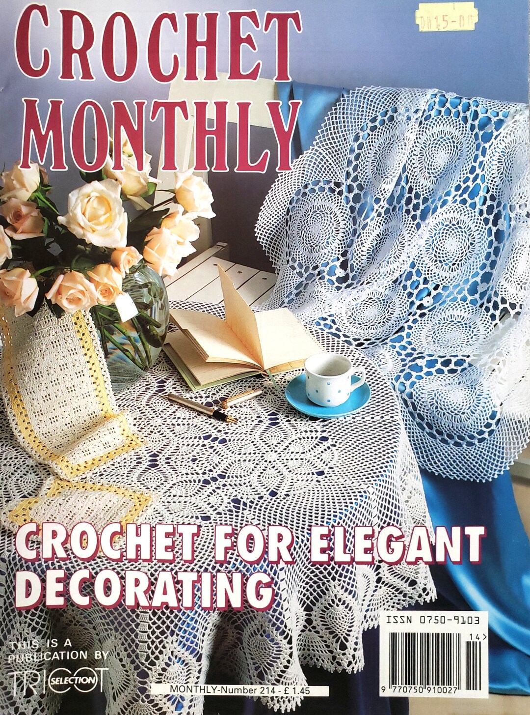 Crochet Book Featuring Table Runners Doilies Bedspread Pillow Cover and ...