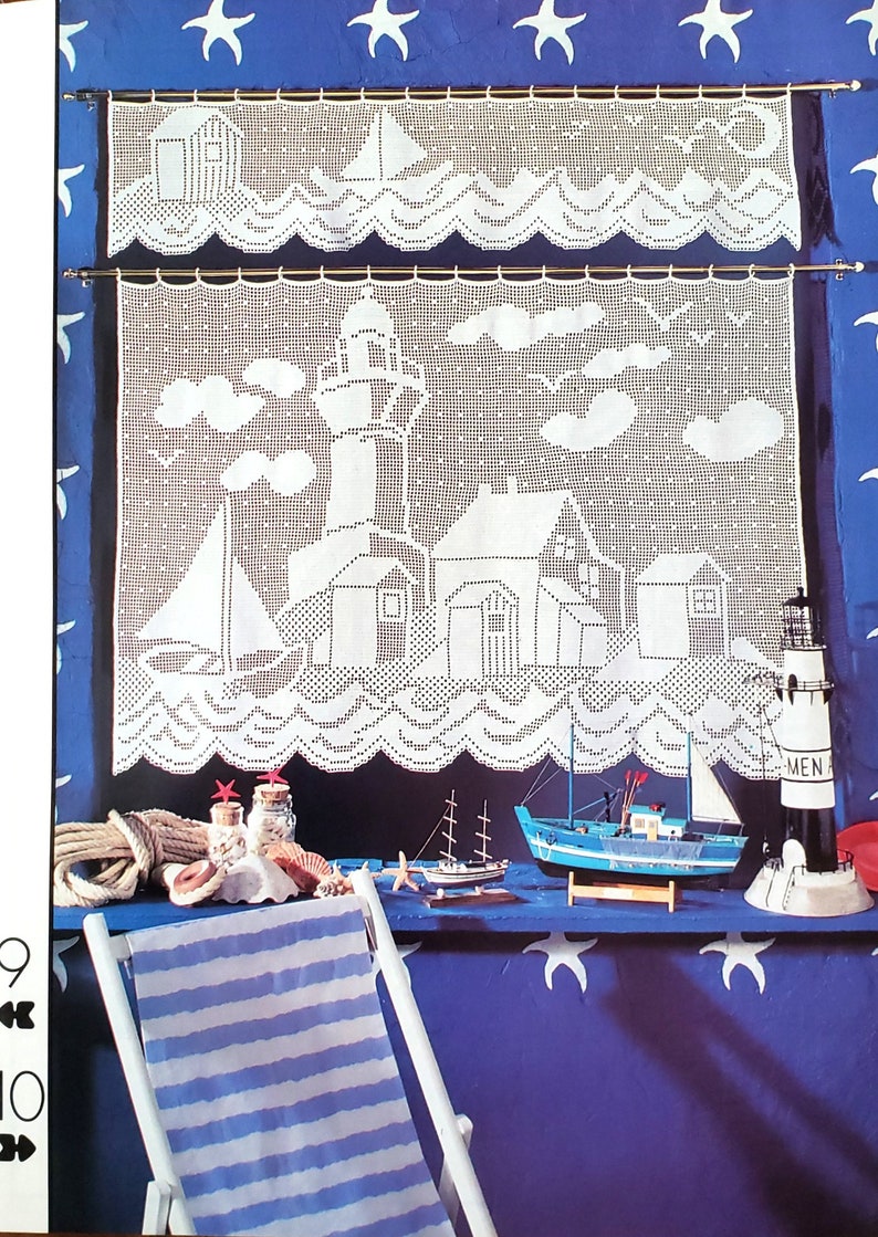 Crochet Book Featuring Virgin Mary Mother of Jesus Tableau,curtain ...