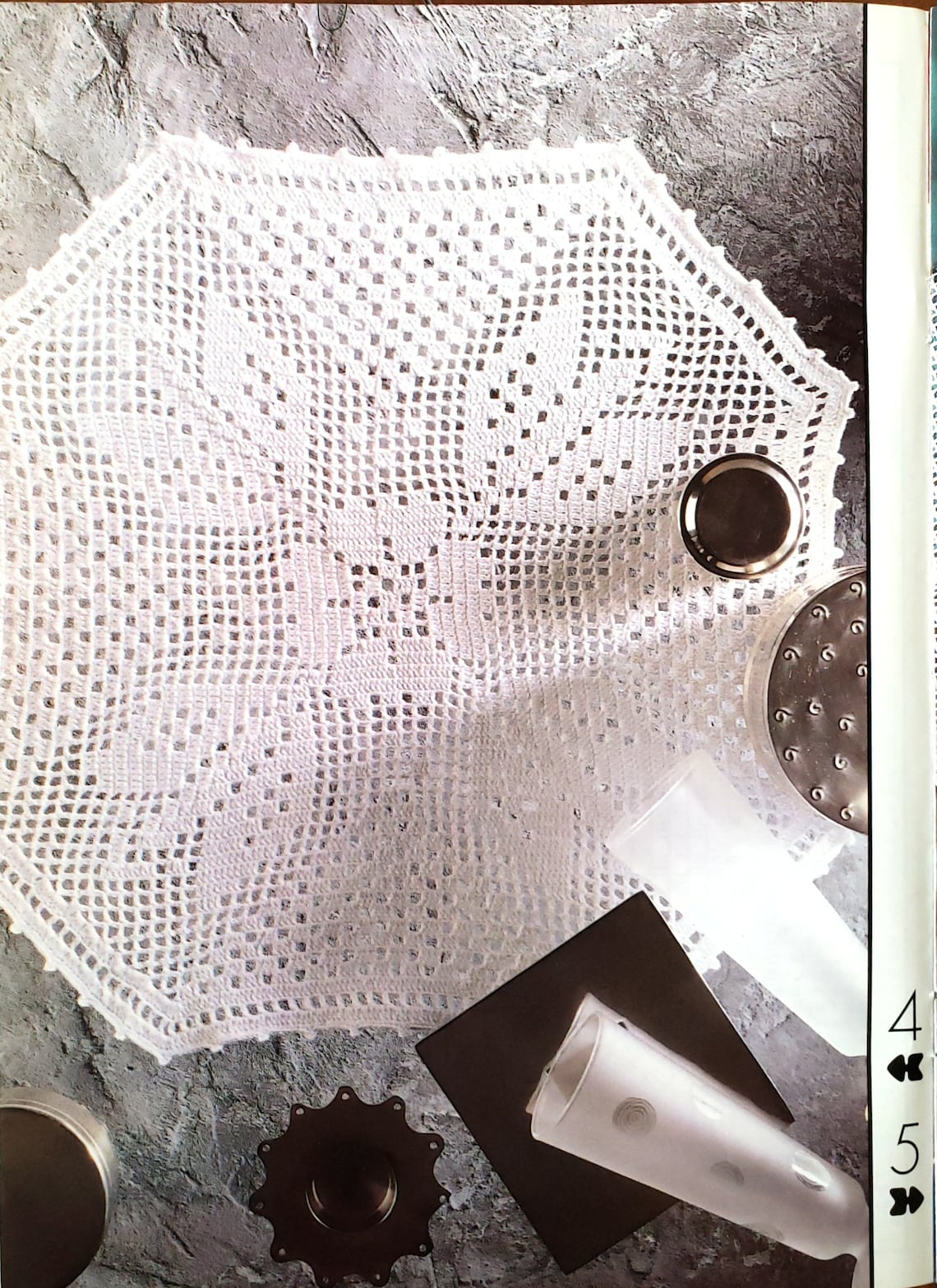 Crochet Book Featuring Virgin Mary Mother of Jesus Tableau,curtain ...