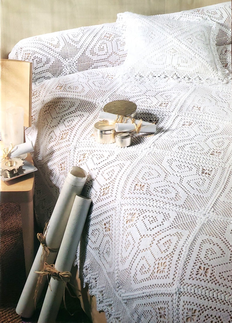 Crochet Book Featuring Virgin Mary Mother of Jesus Tableau,curtain ...