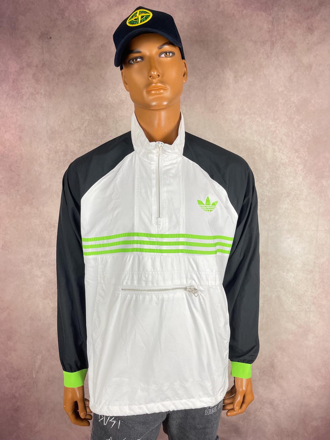Men's Adidas Originals SPO Men's Big Log Anorak Firebird Beckenbauer ...