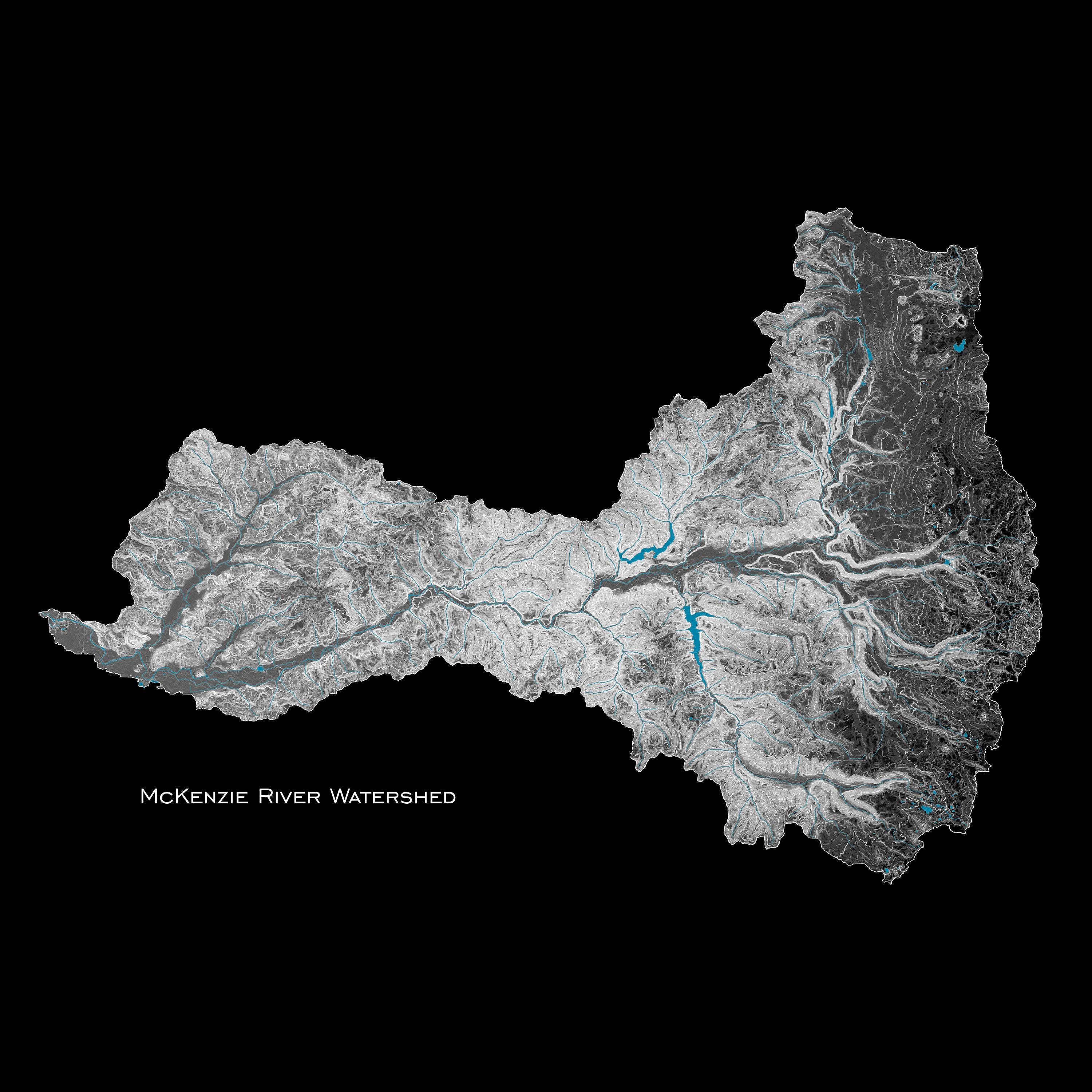 Mapa Del Río Mackenzie