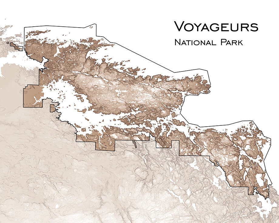 Voyageurs National Park Map
