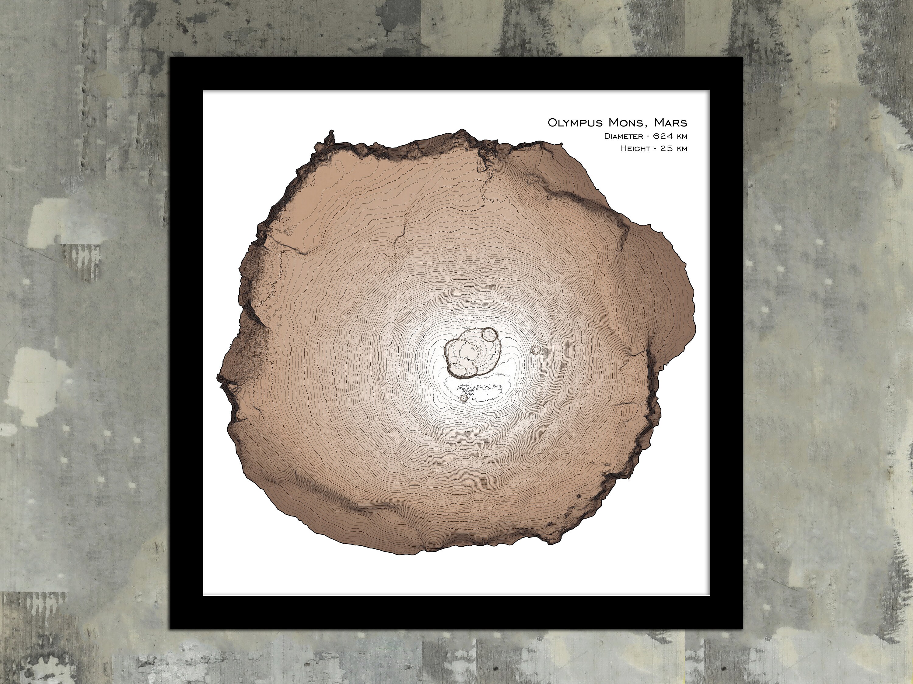 Olympus Mons Map