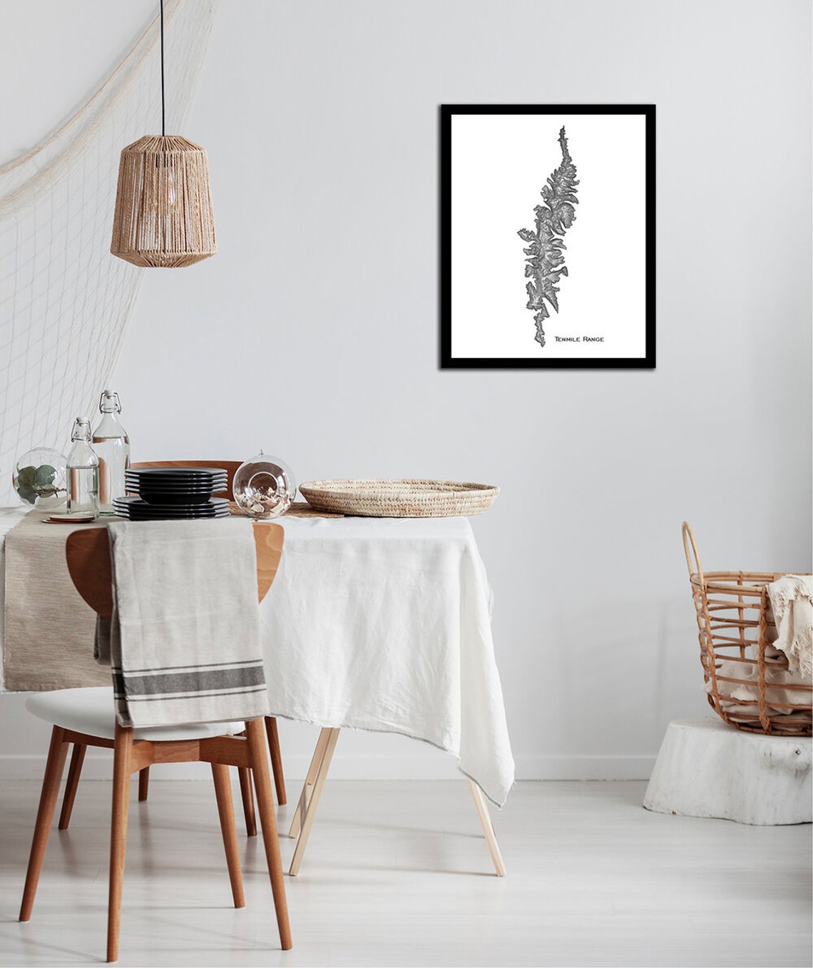 Ten Mile Range Map Art Print Mosquito Range Topographic Map | Etsy