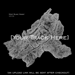 Tour Du Mont Blanc UTMB Map Art | Runner Gifts. French Italian Alps - Etsy