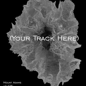 Mt Adams Topographic Map Artwork Mount Adams Art Print - Etsy