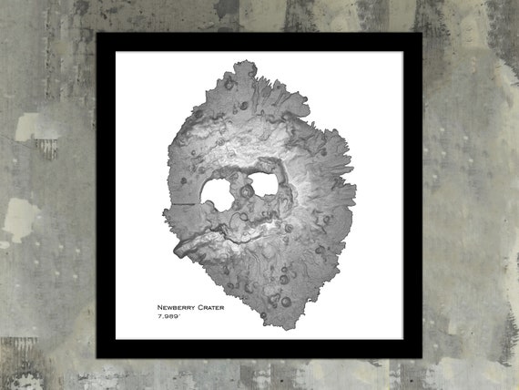 Newberry Volcano Map