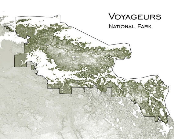 Voyageurs National Park Map