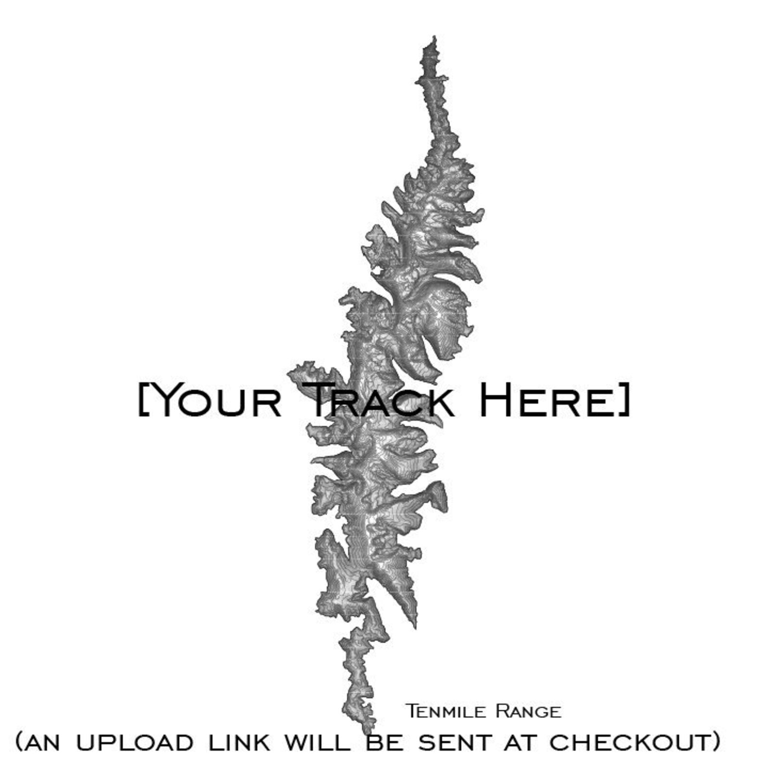 Ten Mile Range Map Art Print Mosquito Range Topographic Map | Etsy