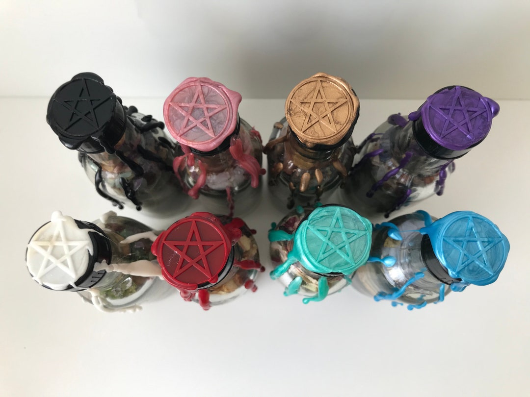 Potion Bottles, Self Love Spell Jar, Sleep Spell Jar, Purification ...