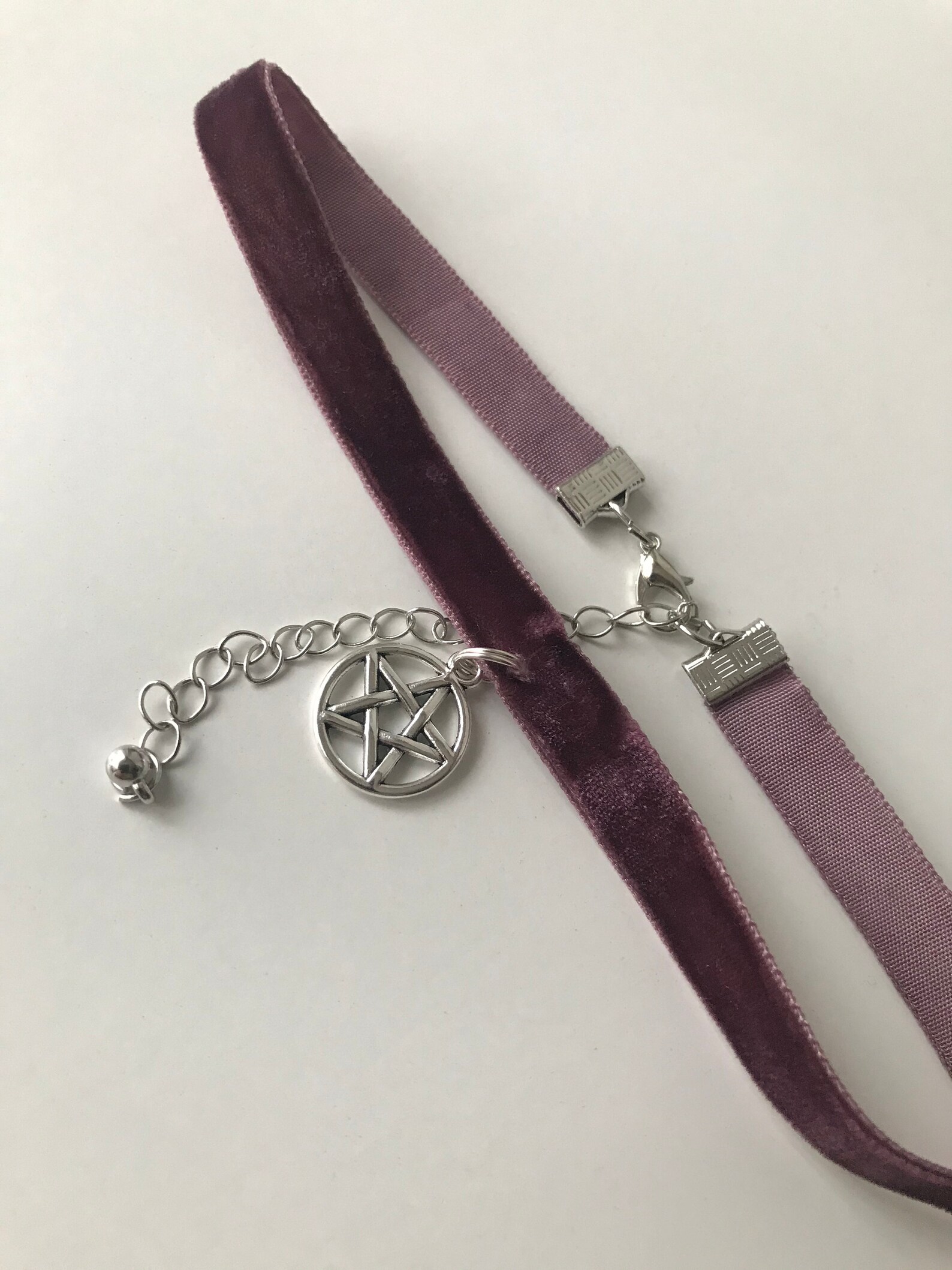 Gargantilla Pentagram collar de pentagrama joyas de bruja - Etsy España