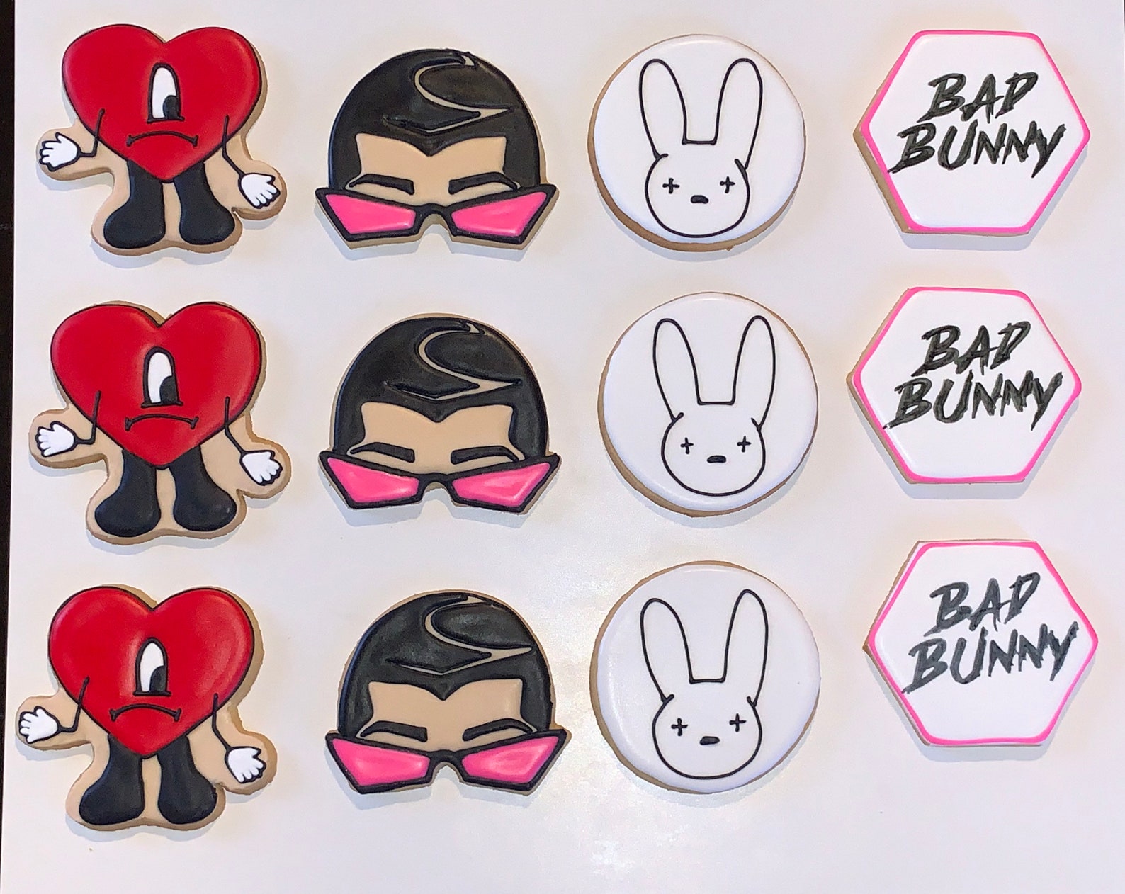 Bad Bunny Cookies - Etsy