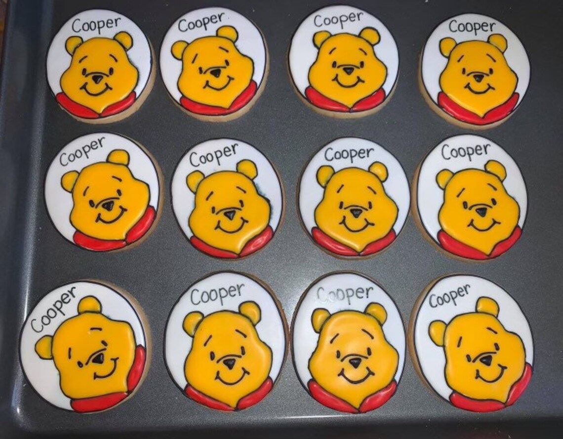 Winnie the Pooh Cookies | Etsy