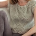 Chunky Vest Top KNIT PATTERN X Cable Tank Top Sleeveless Sweater Women ...