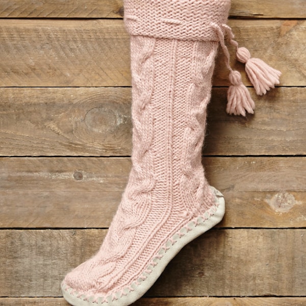 Cable Knit Socks - Etsy