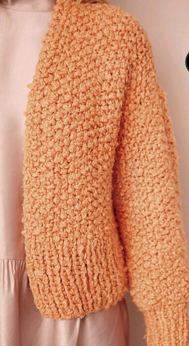 Super Easy Chunky Jacket KNITTING PATTERN Women/beginner Knit Pattern ...