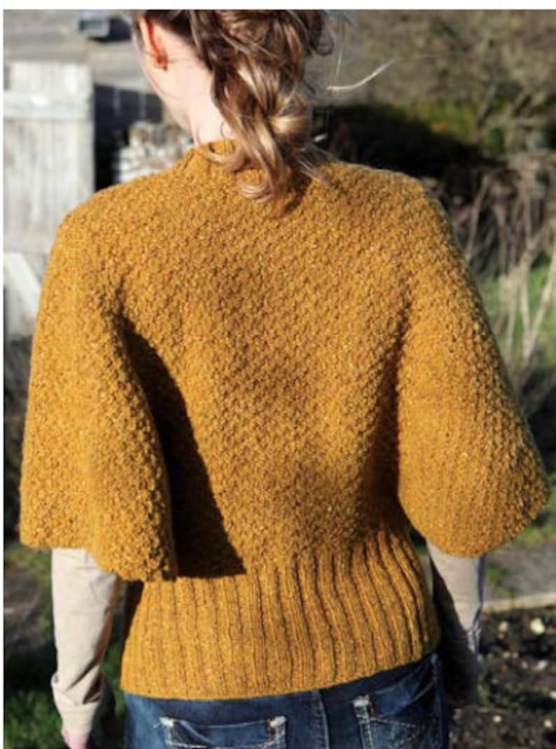 PDF KNITTING PATTERN Cape Jacket Women - Aran Yarn - Instant Download ...