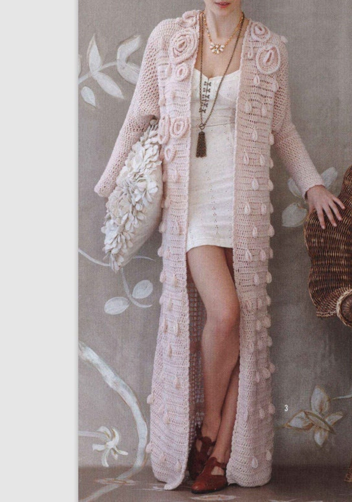 Duster Coat Long CROCHET PATTERN Women/worsted Yarn Instant PDF ...