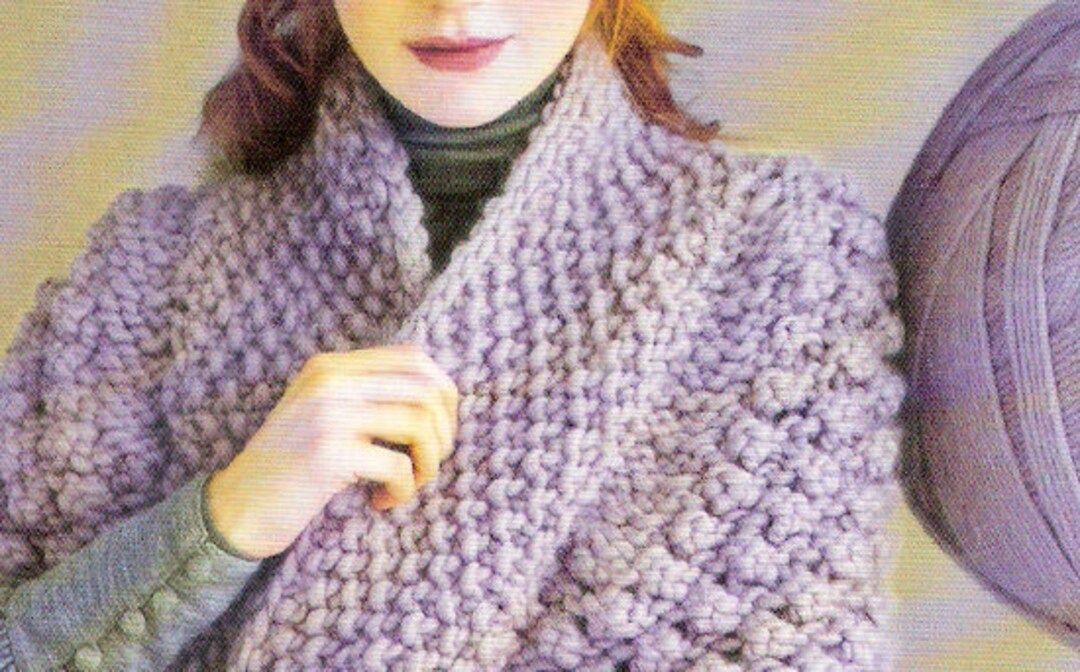 Chunky Jacket KNITTING PATTERN Women/vintage Knit Pattern/instant PDF ...