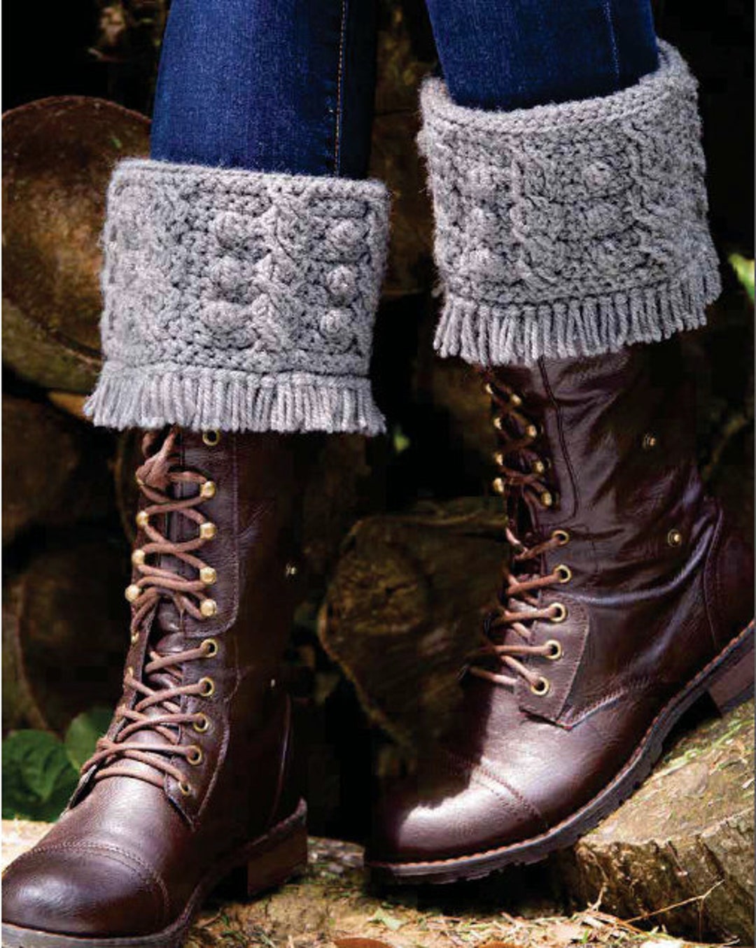 Boot Cuff Crochet Pattern - Crochet Boot Topper Cuff - Instant PDF ...