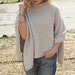 PDF KNITTING PATTERN Poncho Women/worsted Medium Weight Yarn/instant ...