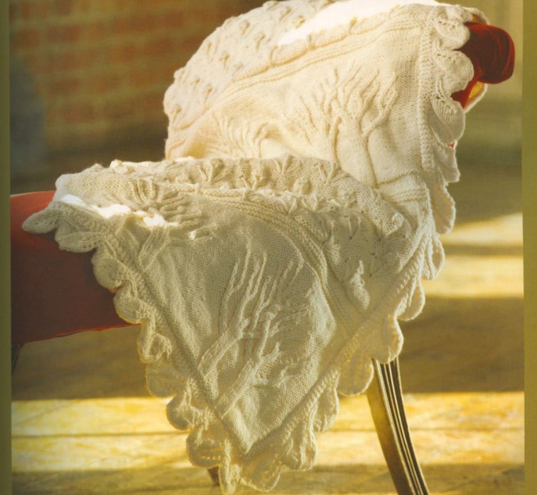 KNITTING PATTERN Tree of Life Afghan Throw/worsted Yarn Instant PDF ...