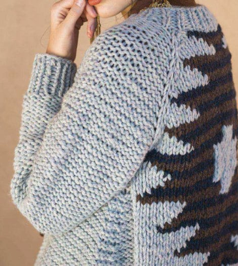 Aztec Southwestern Coat Jacket Women KNITTING Pattern/instant - Etsy