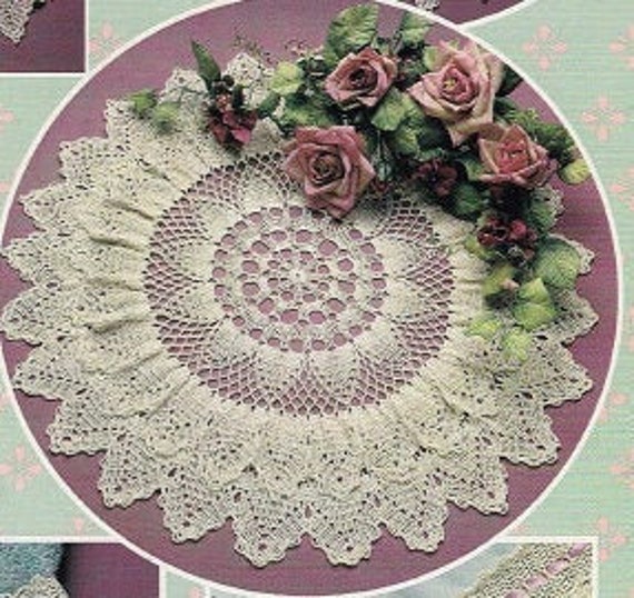 Crochet Doily PATTERN Flower Doily Pattern Instant PDF - Etsy