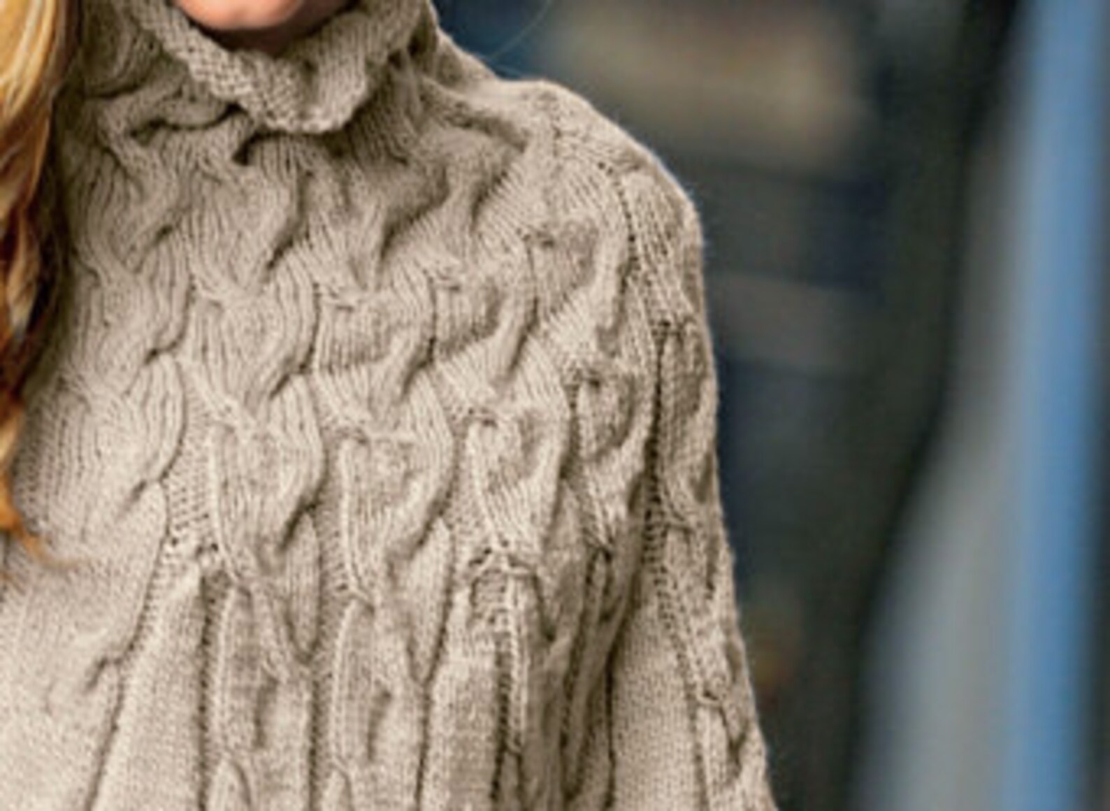 Cable Poncho KNITTING PATTERN Women/swinging Cabled Poncho - Etsy Canada