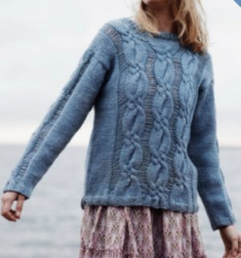 Cable Top KNITTING PATTERN Women/instant PDF Download/womens | Etsy