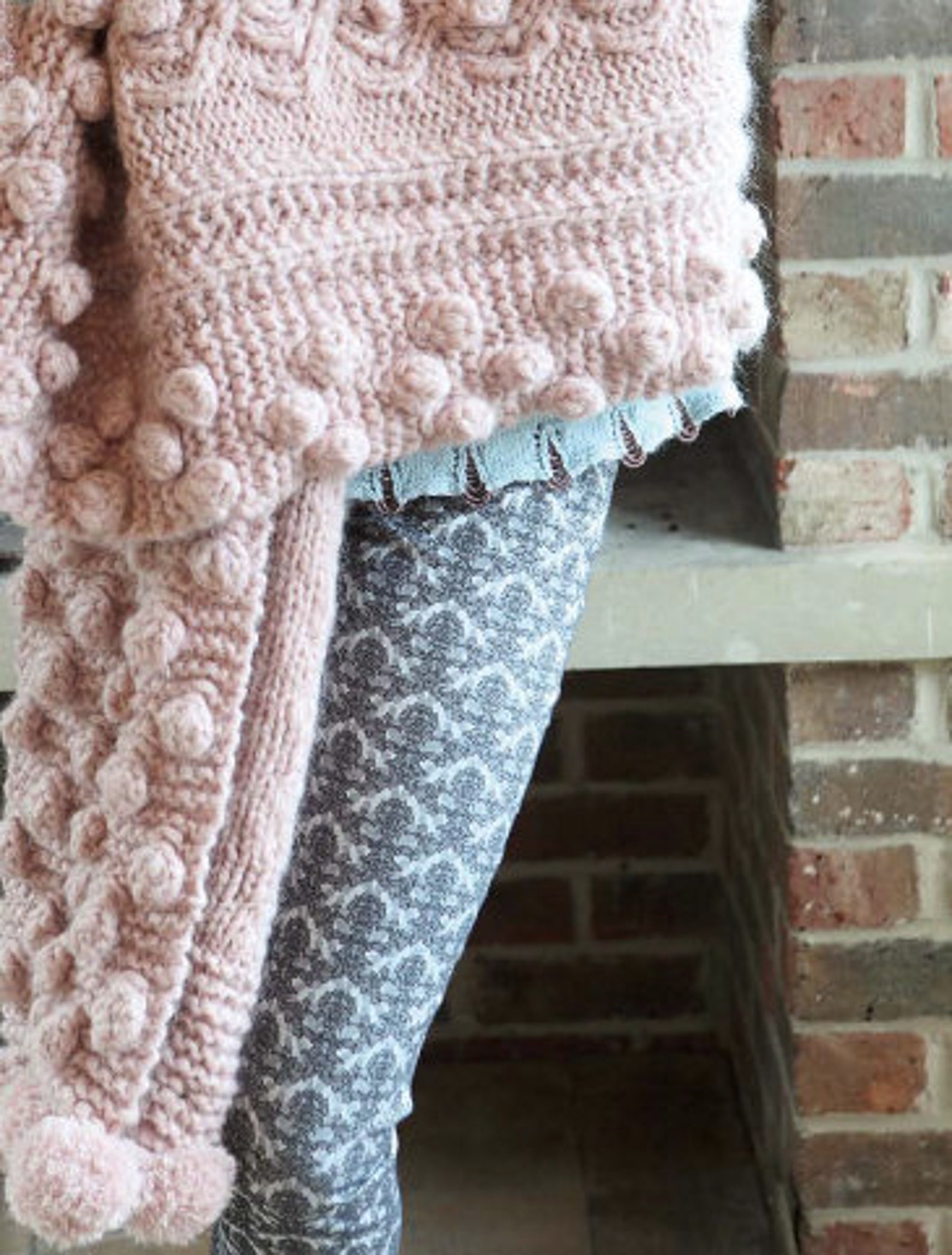 KNITTING PATTERN Bobble Scarf Knitting Pattern Knit | Etsy