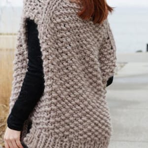 Vest Top KNITTING PATTERN Women/super Chunky Yarn/s-xxxl Instant Pdf ...