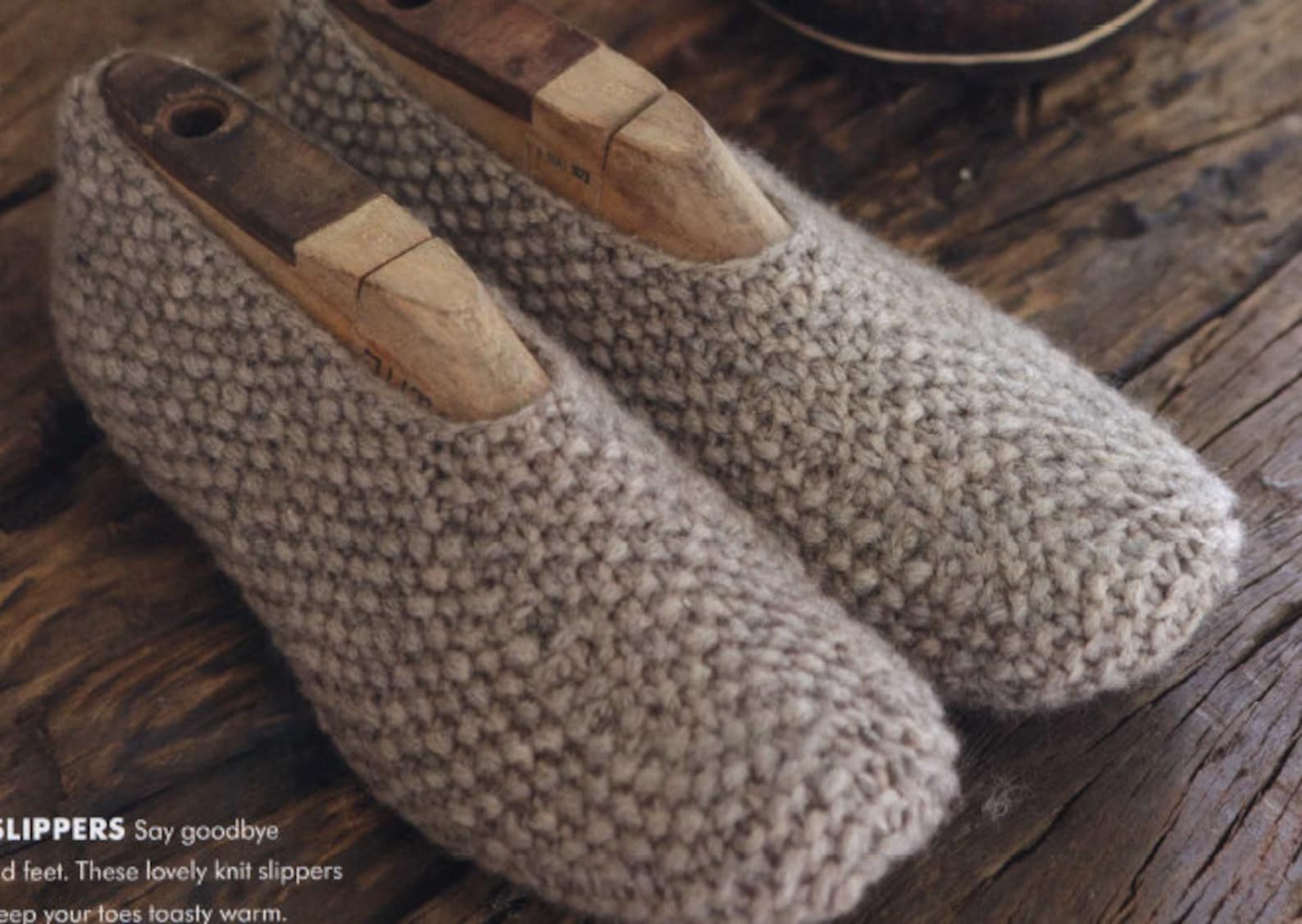 Easy Slipper Knitting Pattern Straight Needles/knitting - Etsy