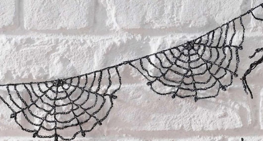 CROCHET PATTERN Halloween Bunting/cobweb Pattern/instant PDF Download ...