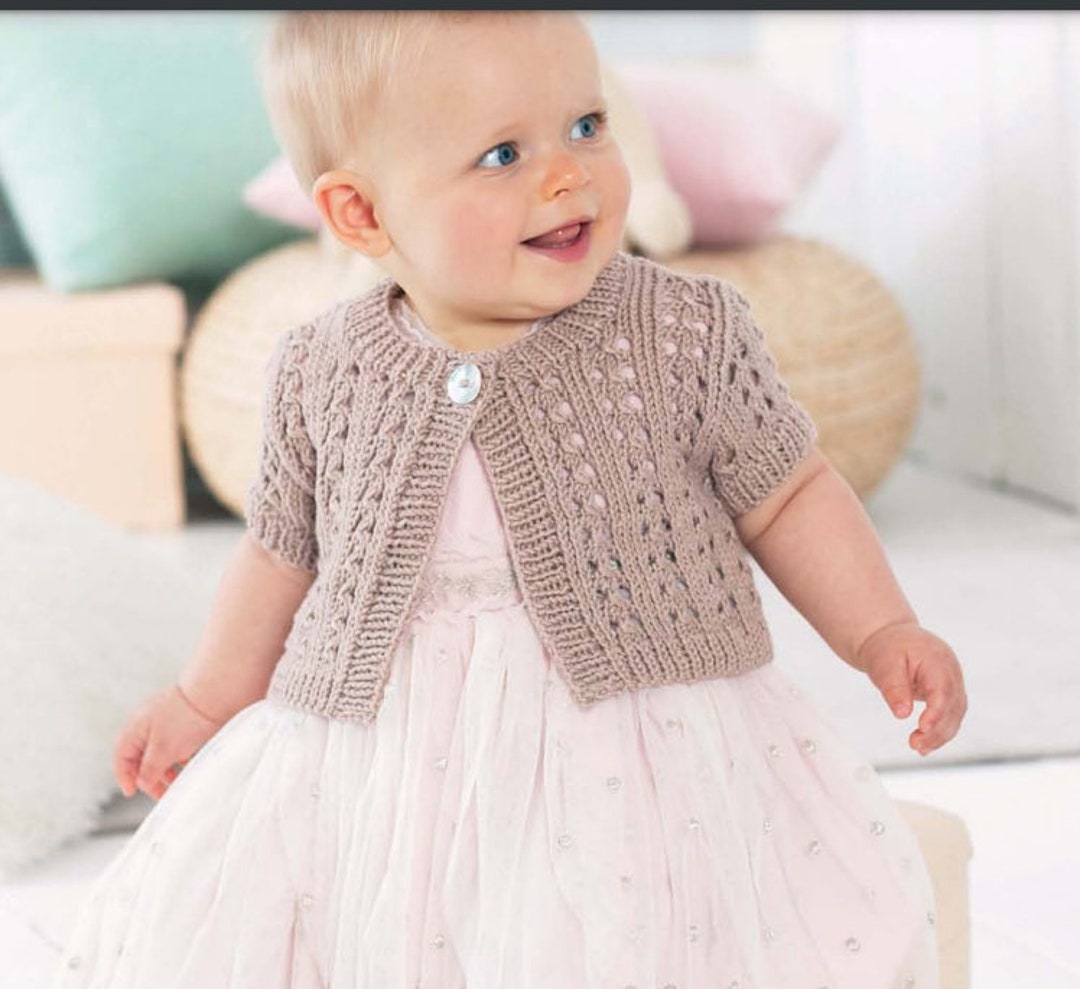 Baby Jacket KNITTING PATTERN PDF -- Toddler Child Jacket/sizes Newborn ...