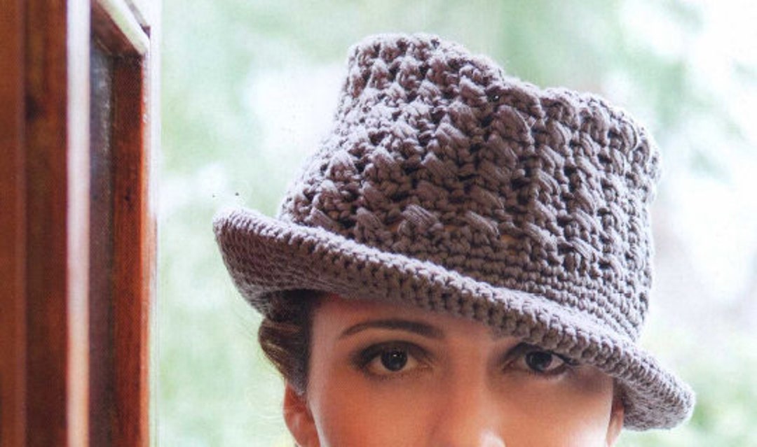 Hat CROCHET PATTERN Women/instant PDF Download/womens Trilby Hat Cap ...
